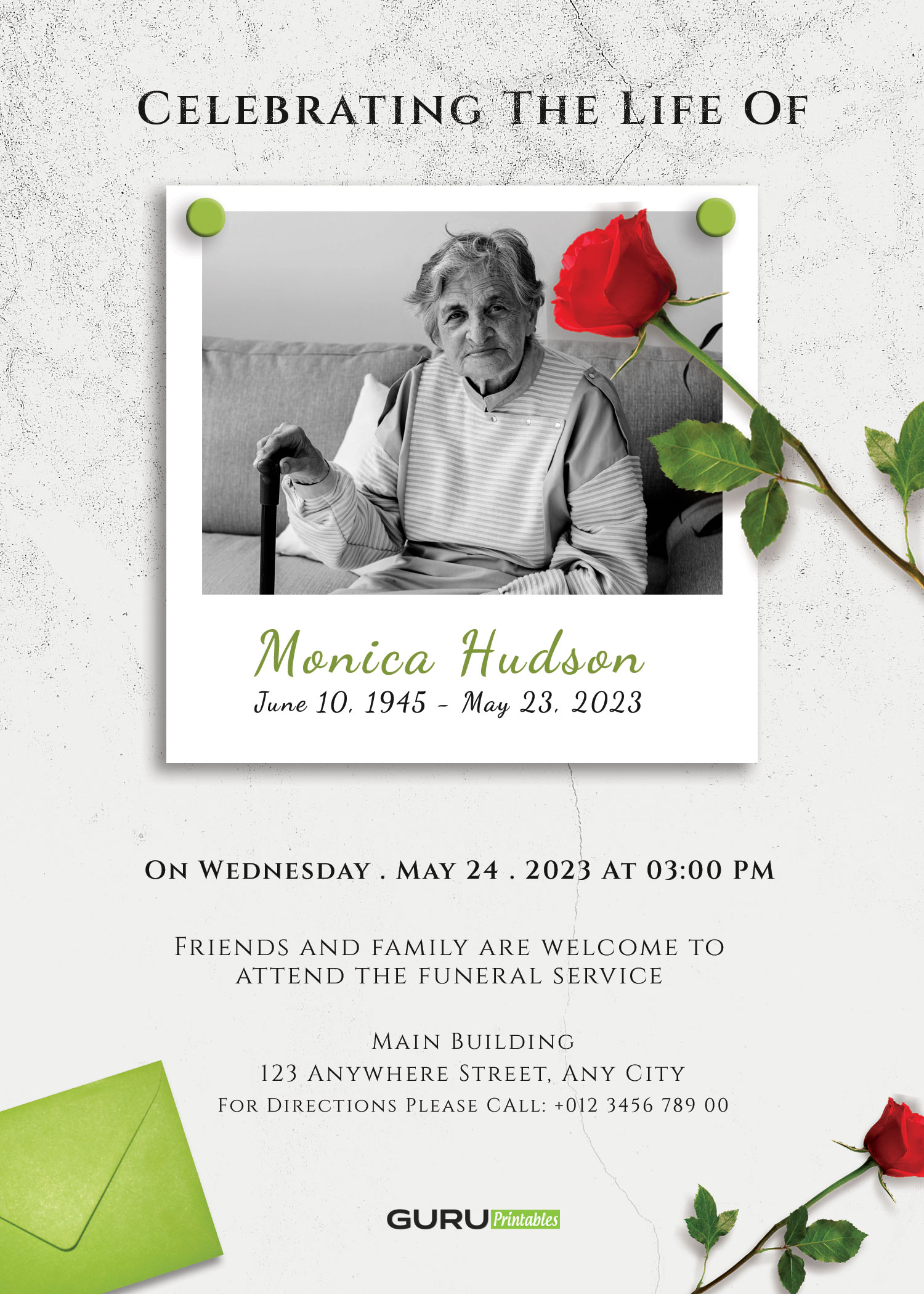Memorial Invitation Templates Archives - Guru Printables