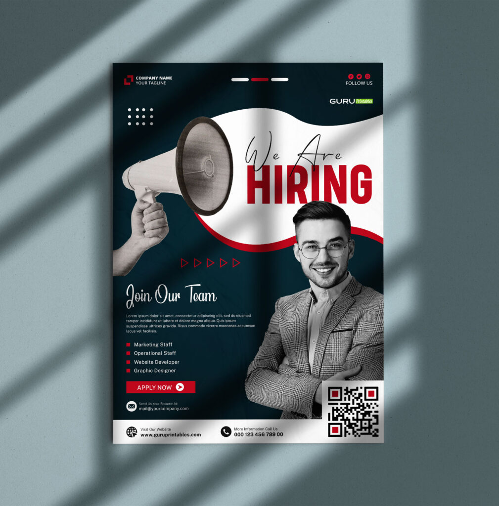 Recruitment Flyer Templates - Guru Printables